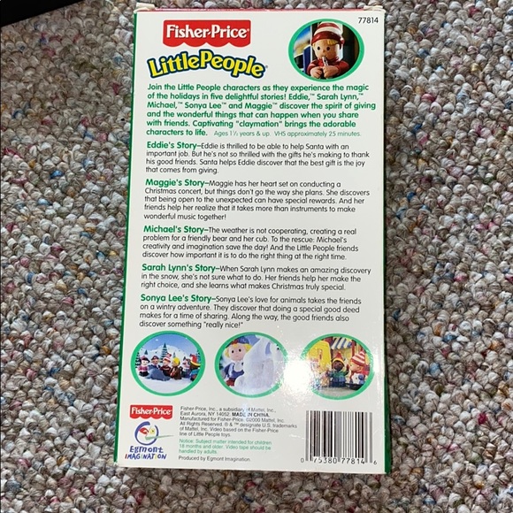 Fisher-Price | Other | Little People Vol 2 Christmas Discoveries Vhs ...